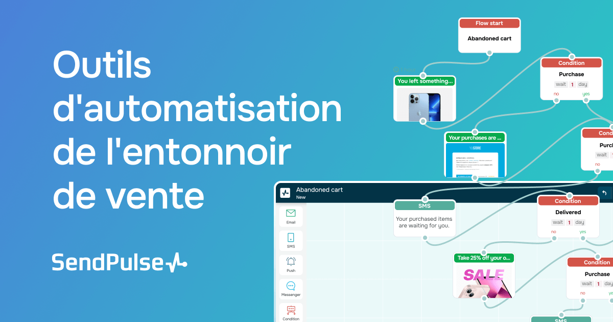 Automatisez votre marketing par courriels gratuitement | SendPulse FR