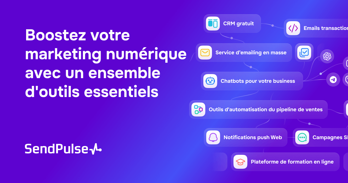 Tout en un | SendPulse FR